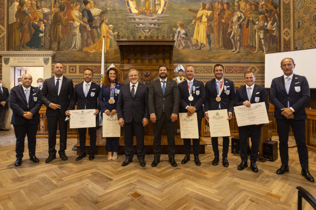 Alessandra Perilli, Gian Marco Berti e Myles Amine insigniti della ...